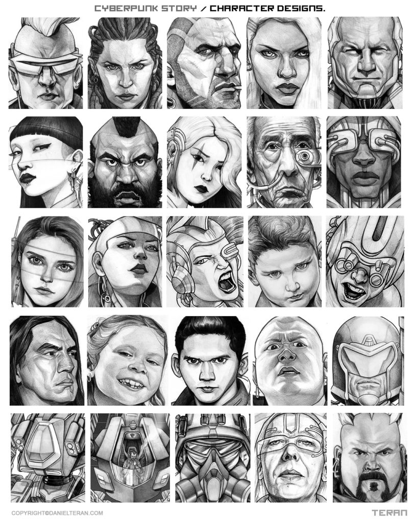 CYBERPUNK STORY PROJECT : Daniel Teran
